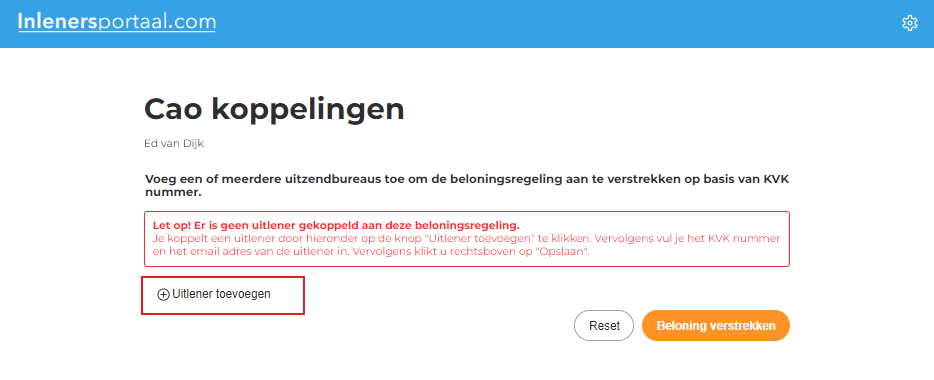 Handleiding voor Inlenersportaal.com